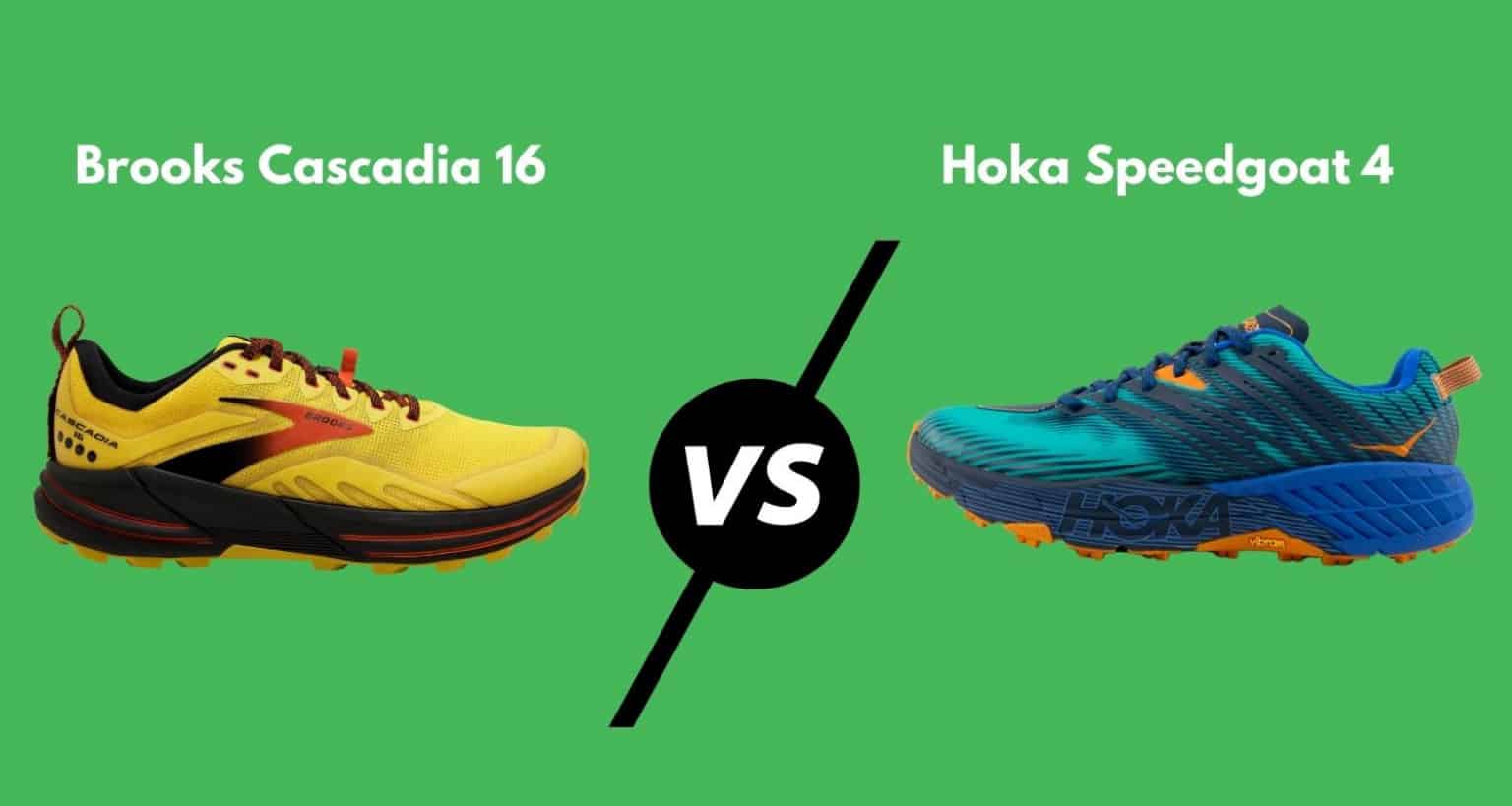 Brooks Cascadia 16 vs. Hoka Speedgoat 4: Which One to Choose (2022)?
