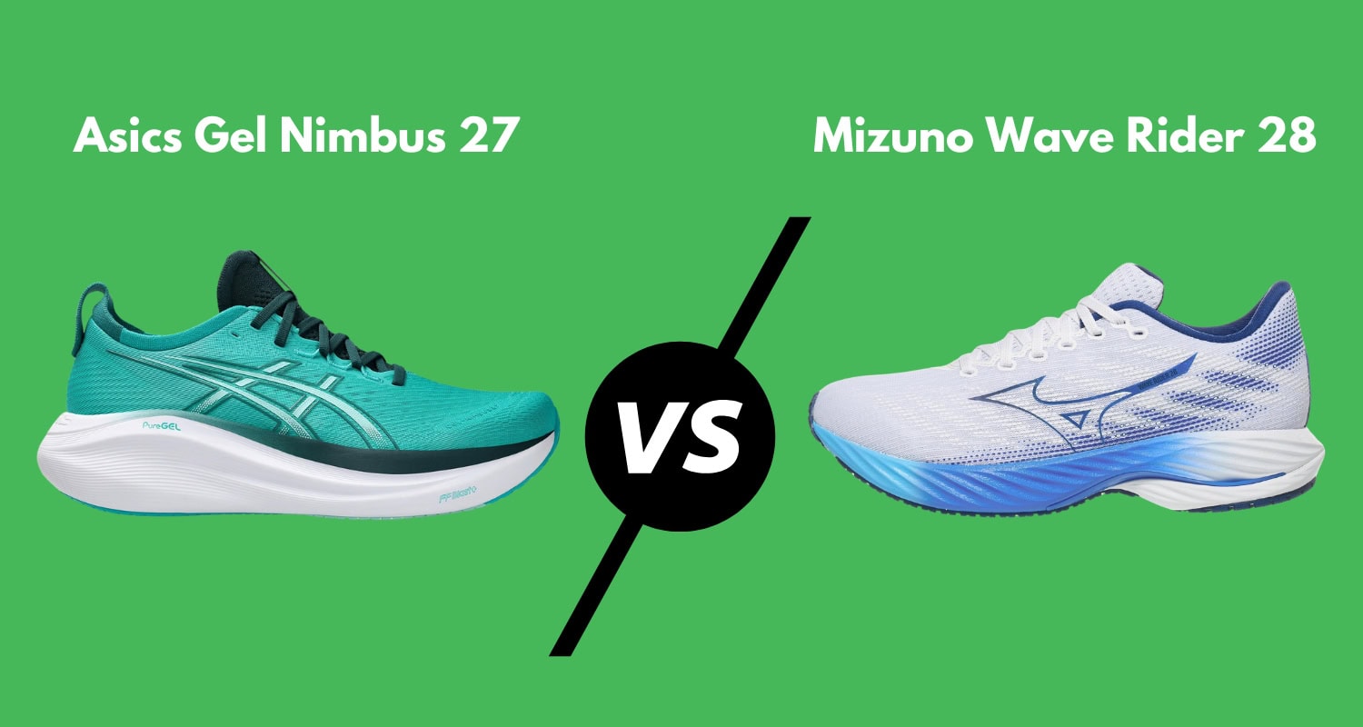 Asics Gel Nimbus 27 vs. Mizuno Wave Rider 28 (2025)